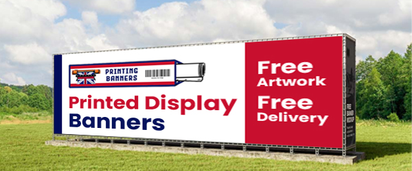 Printed Display Banners | Free Artwork & 24-Hour Delivery